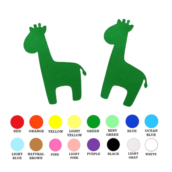 25 Pack Paper Giraffe Shapes Giraffe Die Cut Giraffe Cut | Etsy