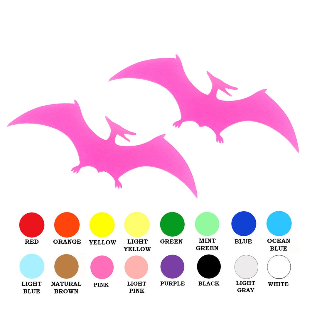 25 Pack Paper Pterodactyl Shapes, Paper Dinosaur Shapes, Dinosaur Cut ...