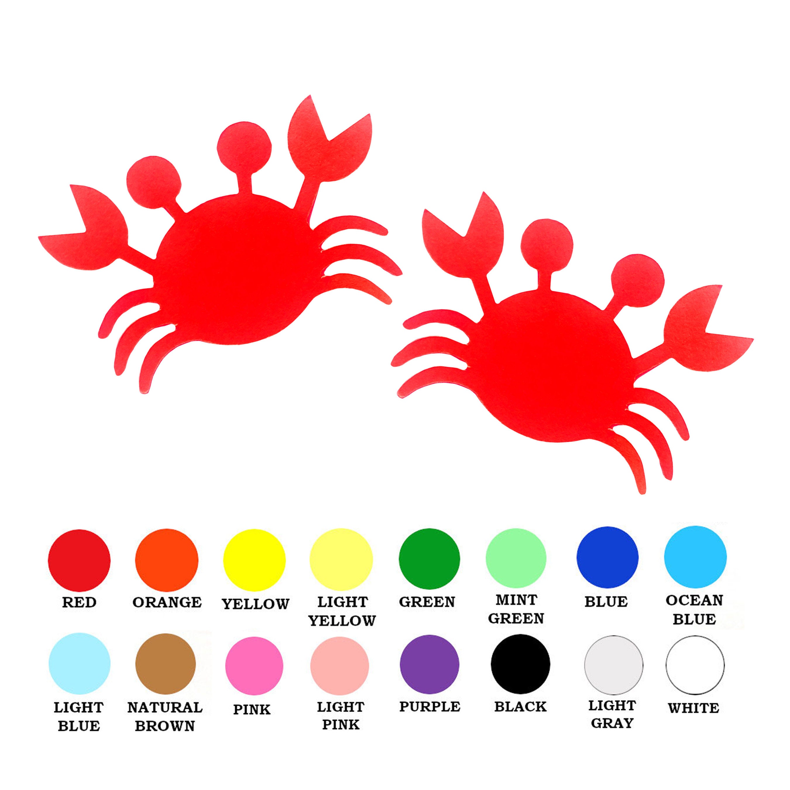 Papercraft Under The Sea Party Supplies Paper Ocean Animals DIY Card ...