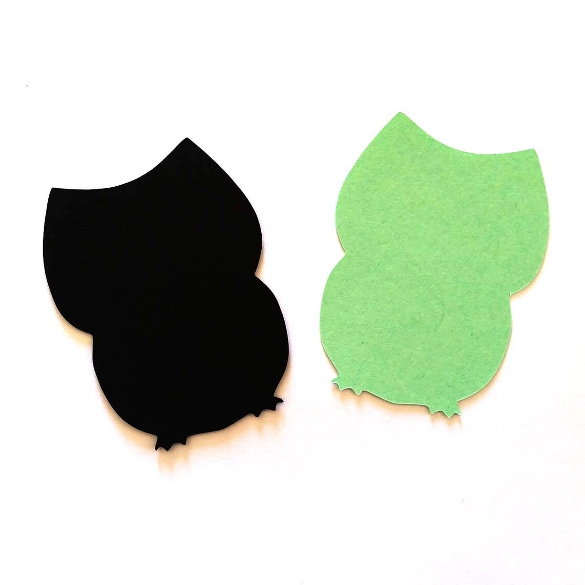 25 Pack Paper Owl Shapes Owl Shape Die Cut Owl Cut Out | Etsy