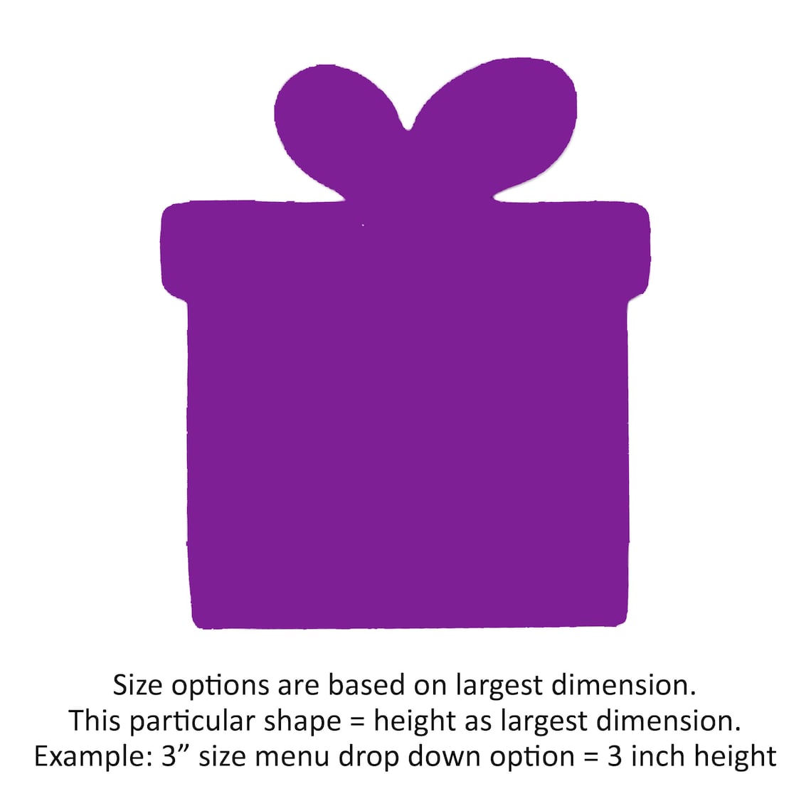 25 Pack Paper Present Shapes Present Shapes Paper - Etsy