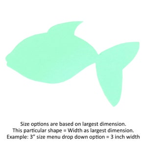 25 Pack - Paper Fish Shape, Paper Sea Animals, Paper Ocean Animals, DIY ...