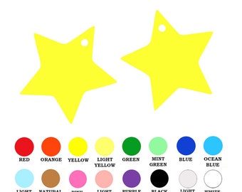 Star Gift Tags | Etsy