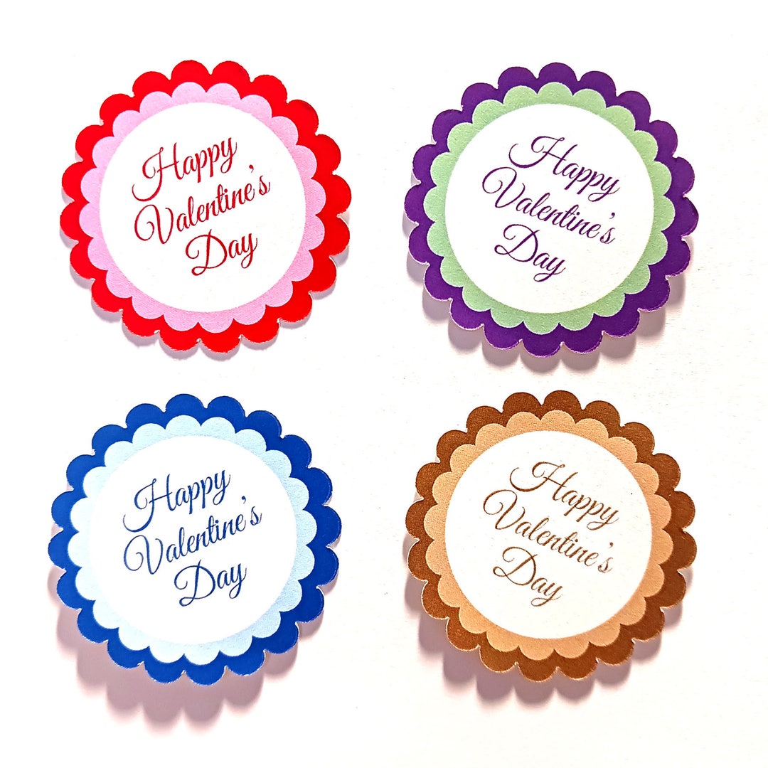 12 Pack - Paper Scallop Circle Shapes, Paper Scalloped Circle Cut Out ...