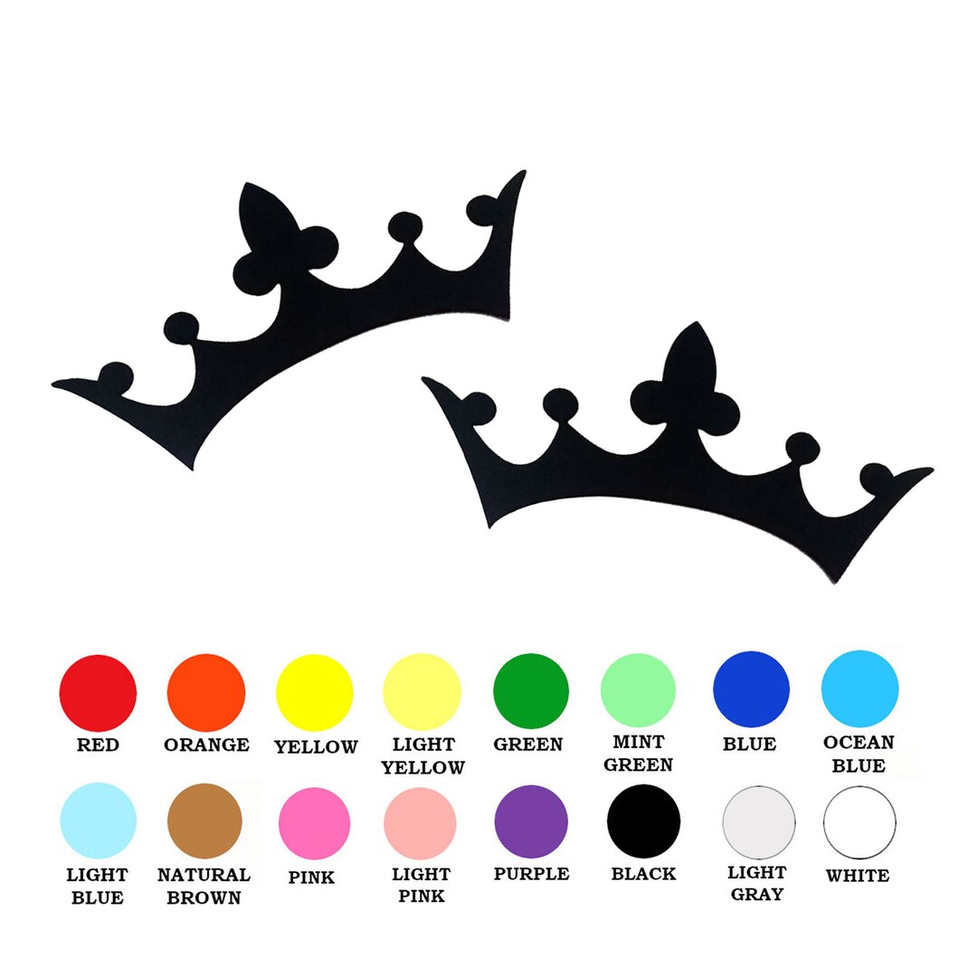 25 Pack - Paper Tiara Shape, Paper Tiara Cut Outs, Tiara Die Cuts ...