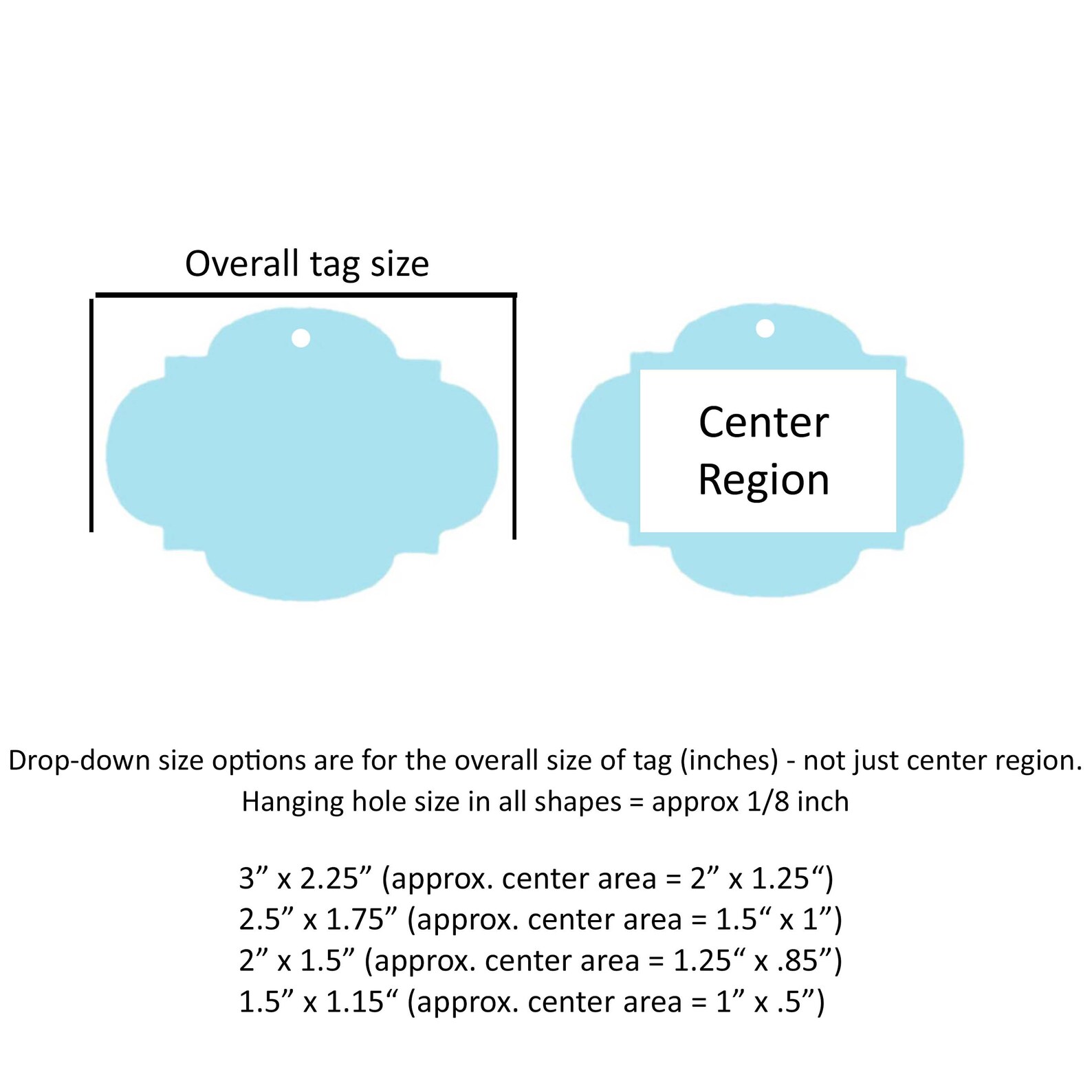 25 Pack - Oval Bracket Gift Tag, Oval Bracket Price Tags, Oval Paper ...