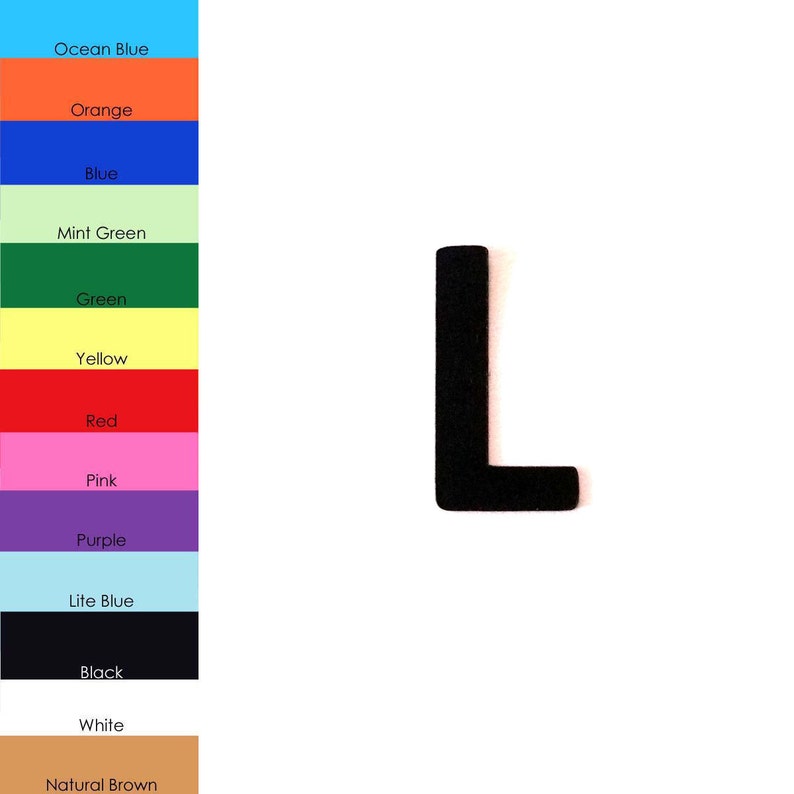 20 Pack Letter L Shape Letter L Cut Outs Paper L Cut Out | Etsy