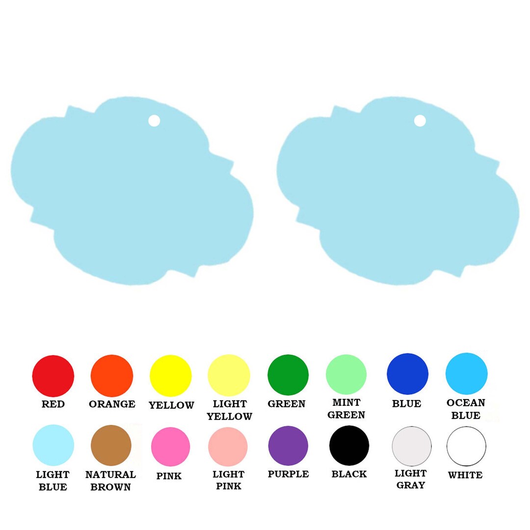 25 Pack - Oval Bracket Gift Tag, Oval Bracket Price Tags, Oval Paper ...