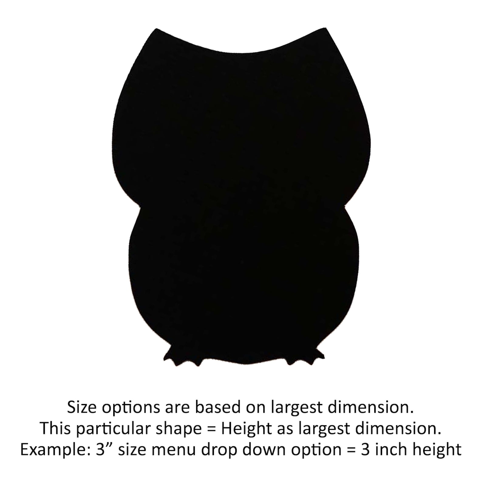 25 Pack Paper Owl Shapes Owl Shape Die Cut Owl Cut Out | Etsy