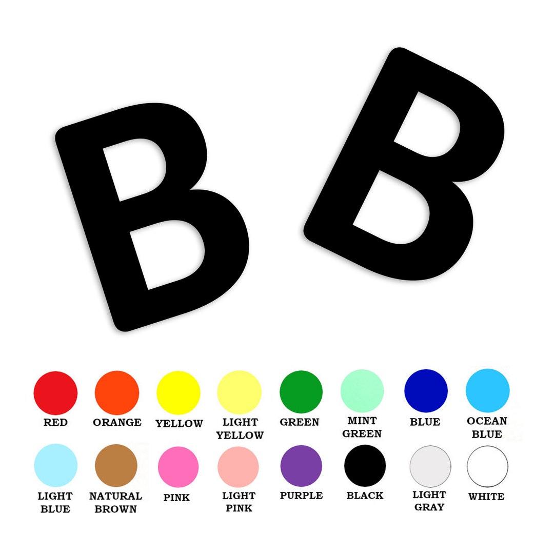 25 Pack - Paper B Shape, Paper B Letter Shape, Paper Letter Shapes, DIY ...