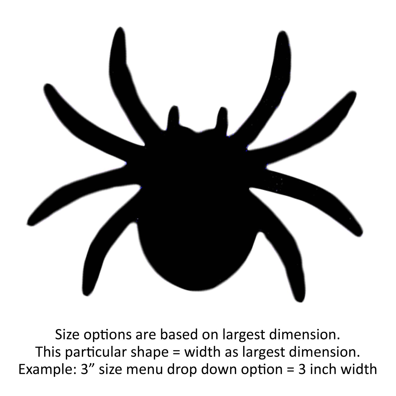 25 Pack - Paper Spider Shapes, Spider Paper Shape, Halloween Paper ...