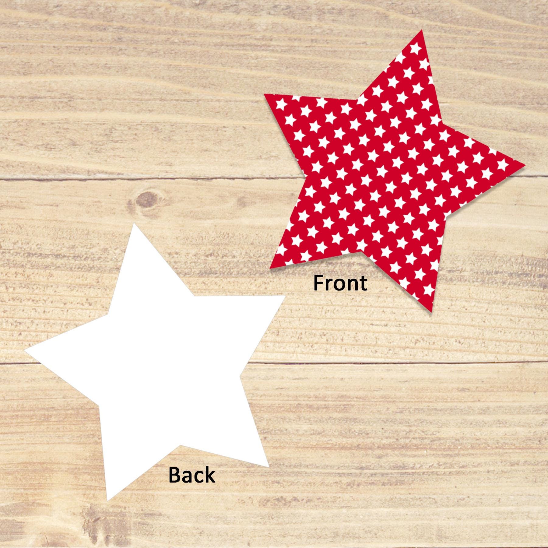 12 Pack - Paper Fourth of July Star Shapes, Paper Star Shapes, Paper ...