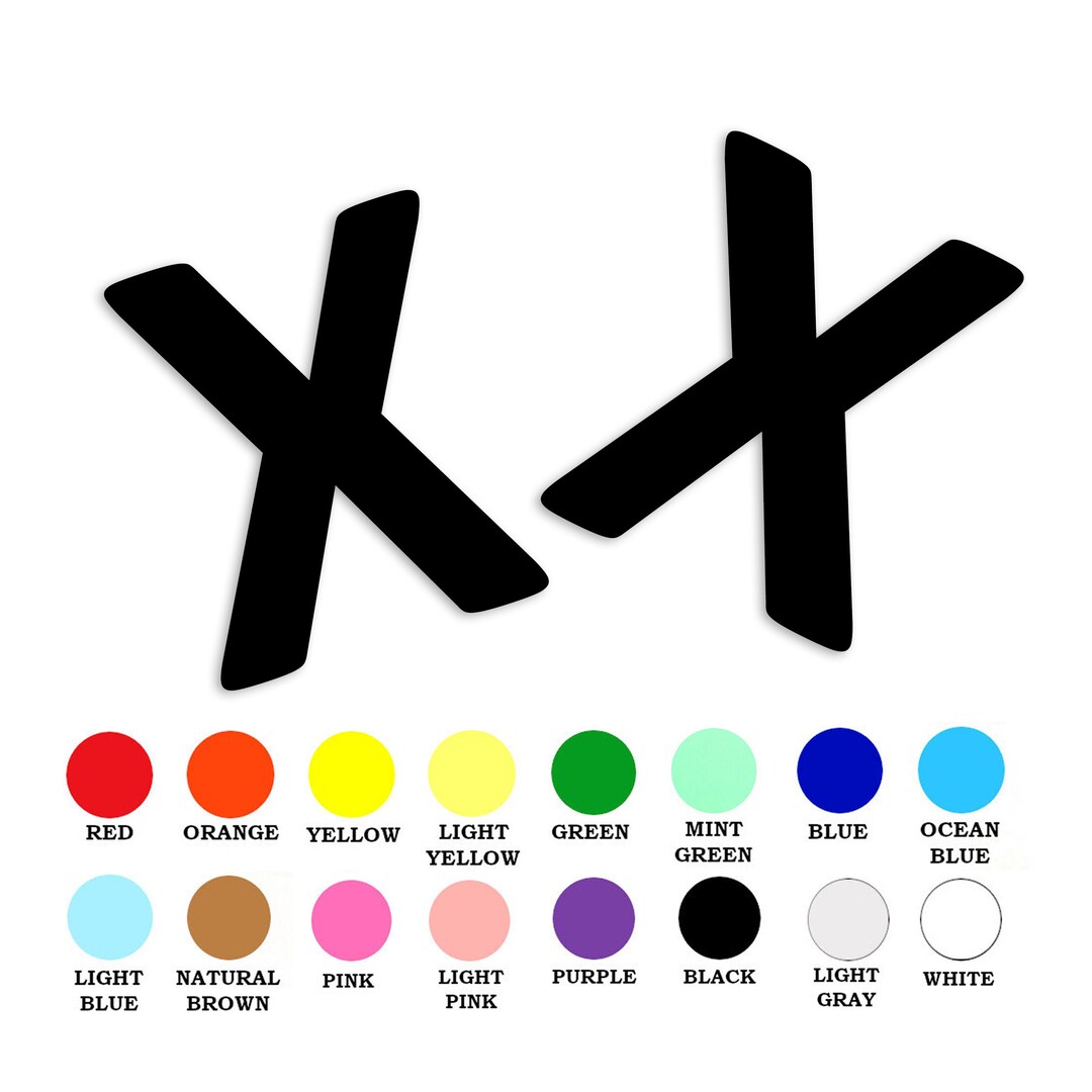 25 Pack - Paper X Shape, Paper X Letter Shape, Paper Letter Shapes, DIY ...