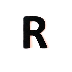 20 Pack Letter R Shape Letter R Cut Outs Paper R Cut Out | Etsy