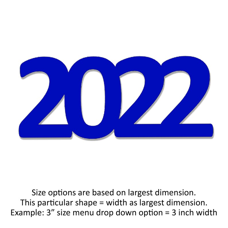 25 Pack New Year Numbers 2022 Paper 2022 Shapes Paper 2022 - Etsy