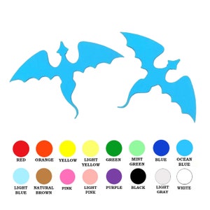 25 Pack - Paper Dragon Shapes, Paper Dragons Cut Out, Dragon Die Cut ...
