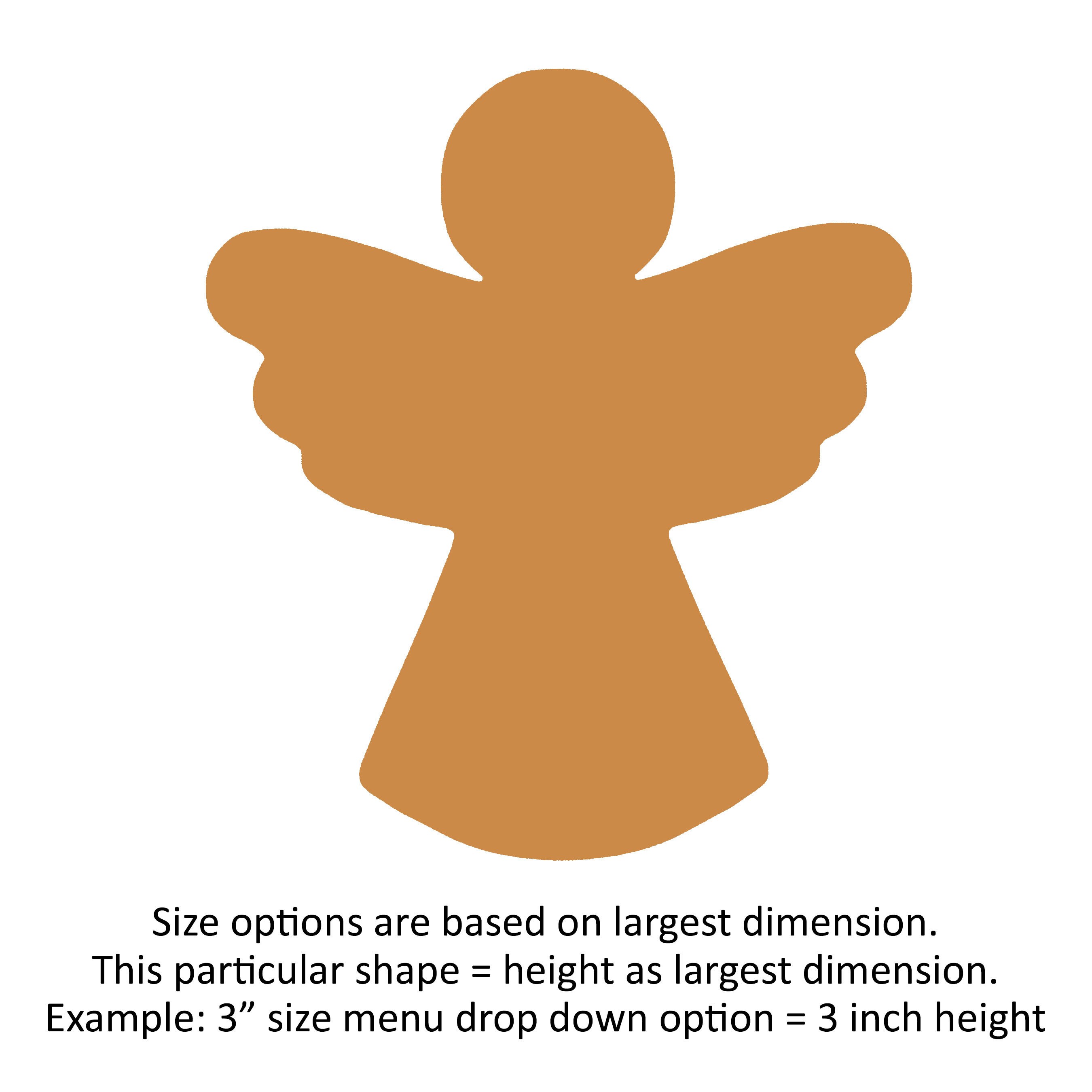 25 Pack - Paper Christmas Angel, Angel Paper Shape, Angel Die Cuts ...