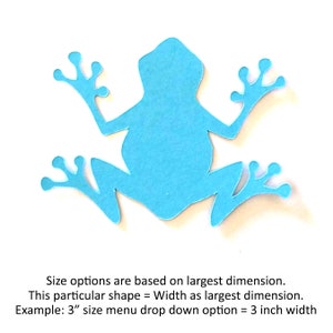 25 Pack Paper Tree Frog Shapes, Tree Frog Die Cut, Paper Tree Frog Cut ...