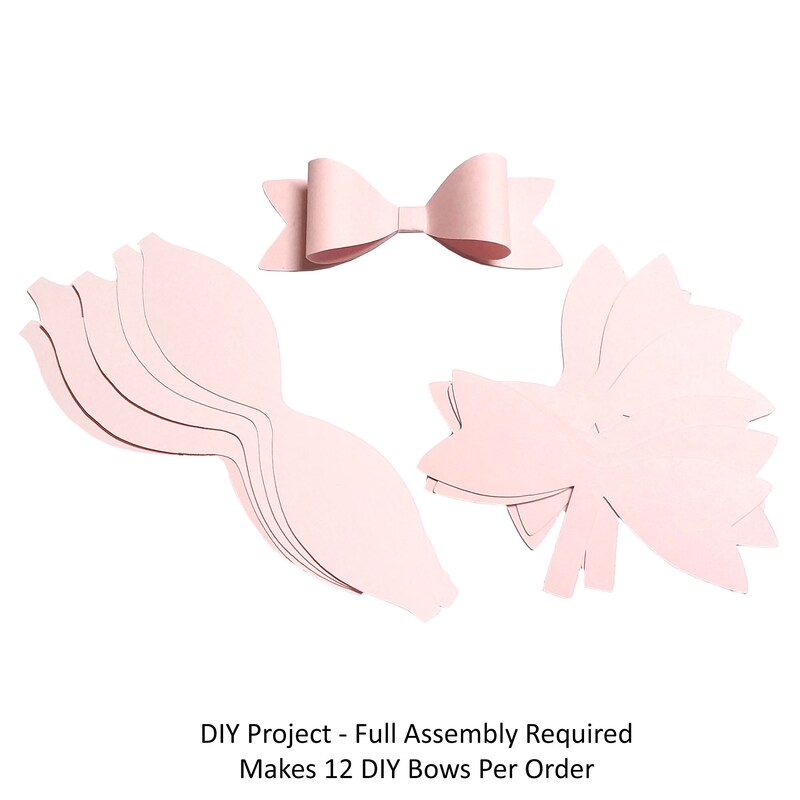 Light Pink Bows - Etsy
