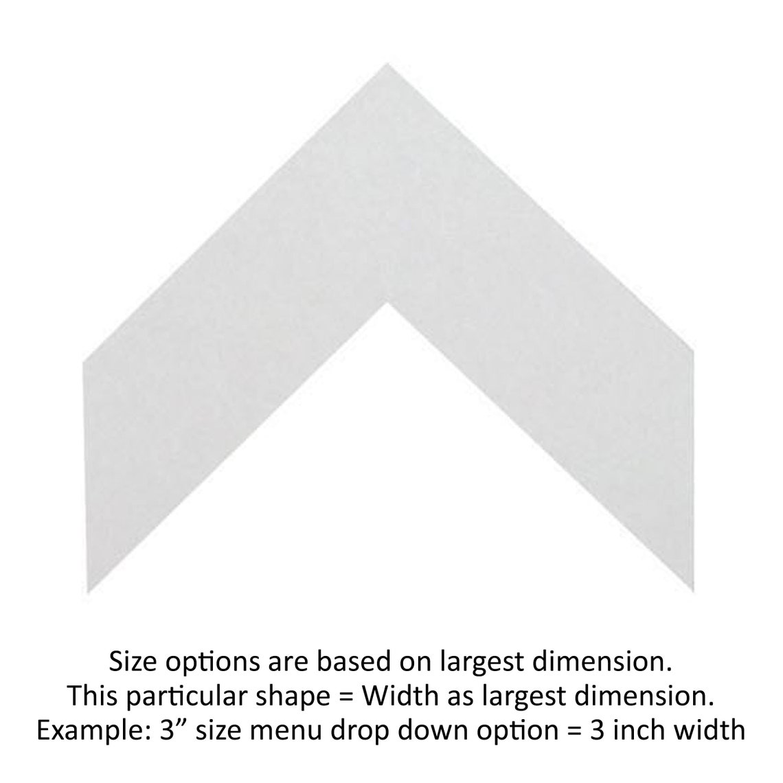 25 Pack Paper Chevron Shapes Chevron Shape Die Cut Chevron - Etsy