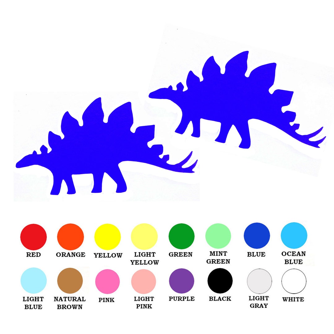 25 Pack Paper Stegosaurus Shape, Paper Dinosaur Shape, Dinosaur Die Cut ...