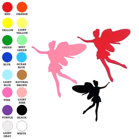 25 pack Paper Fairy Shape Paper Fairy Cut Outs Fairy Die | Etsy