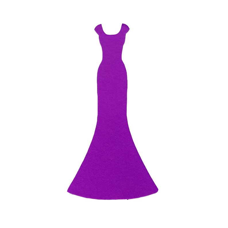 25 pack Paper Dress Shape Paper Dress Cut Out Dress Die | Etsy