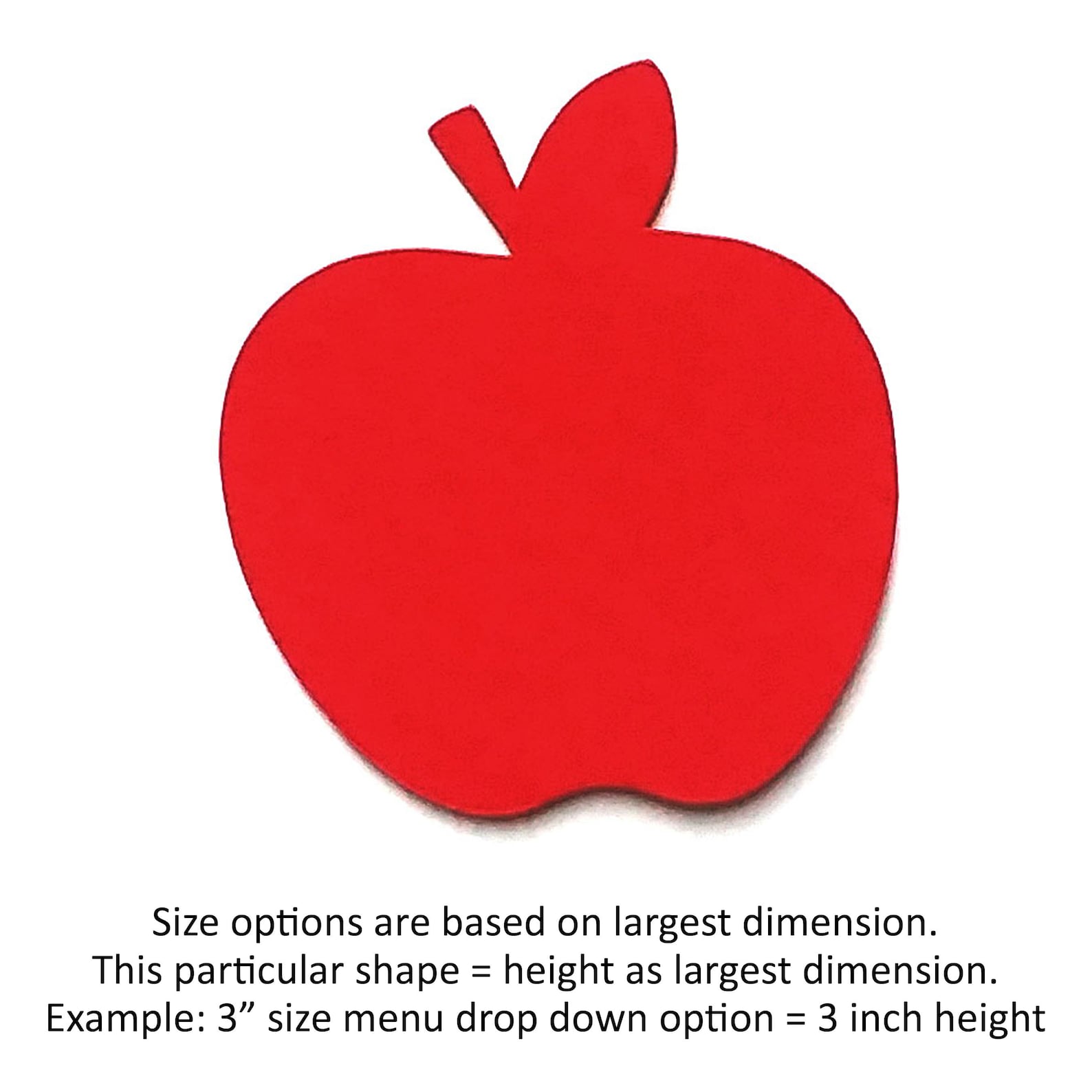 25 Pack Paper Apple Shapes, Apple Shape, Apple Paper Cut Out, Paper ...