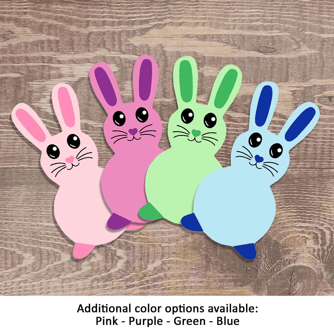 12 Pack - Paper Easter Bunny Shapes, Bunny Paper Shapes, Easter Paper ...