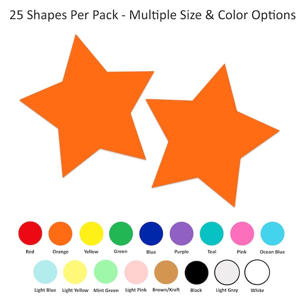 Star Cut Outs - Etsy