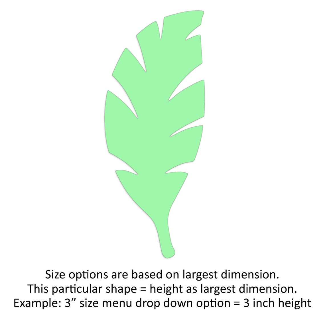 25 Pack - Paper Palm Leaf Shapes, Palm Leaf Shapes, Palm Leaf Die Cut ...