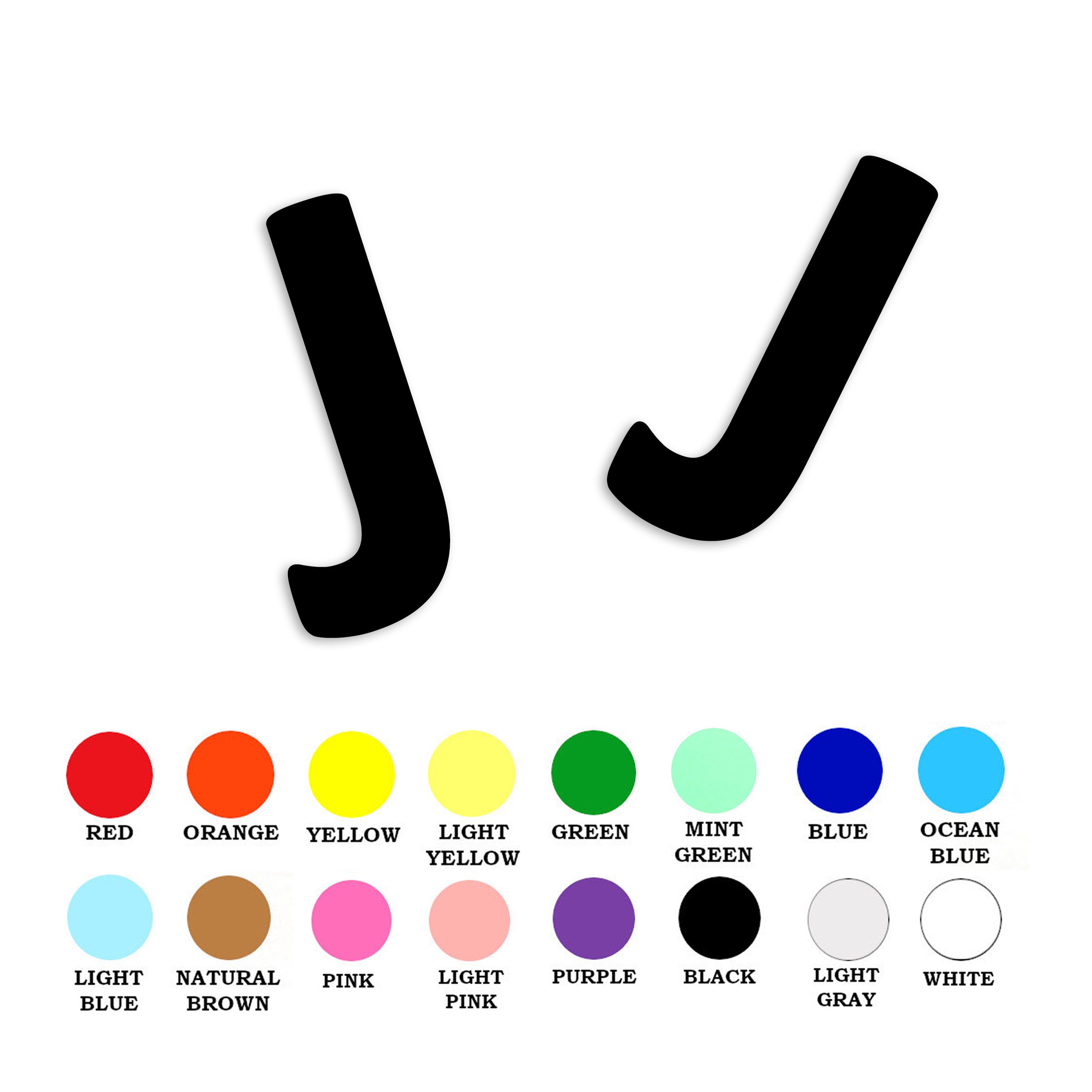 The Letter J In Green