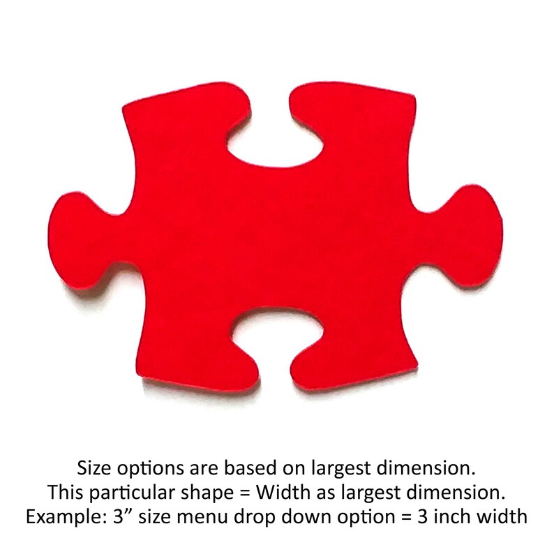 25 Pack Paper Puzzle Piece Shapes Puzzle Piece Shape Die - Etsy