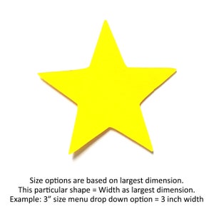 25 Pack - Paper Star Shape, Paper Star Die Cut, Star Shape Cut Out ...