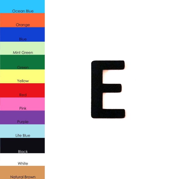 20 Pack Letter E Shape Letter E Cut Outs Paper E Cut Out | Etsy