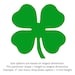25 Pack - Paper Clover Shapes, Clover Leaf Shape, Paper Leaf Shapes ...