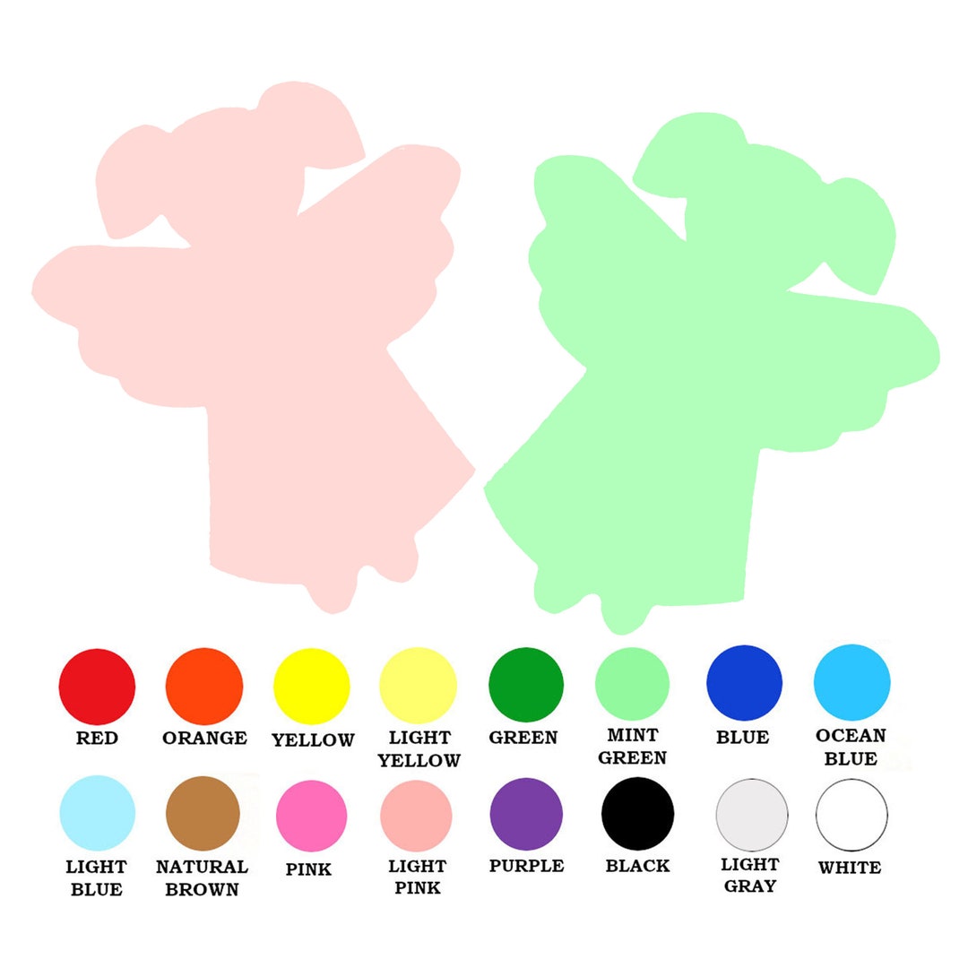 25 Pack - Paper Christmas Angel, Angel Paper Shapes, Paper Angel Cut ...