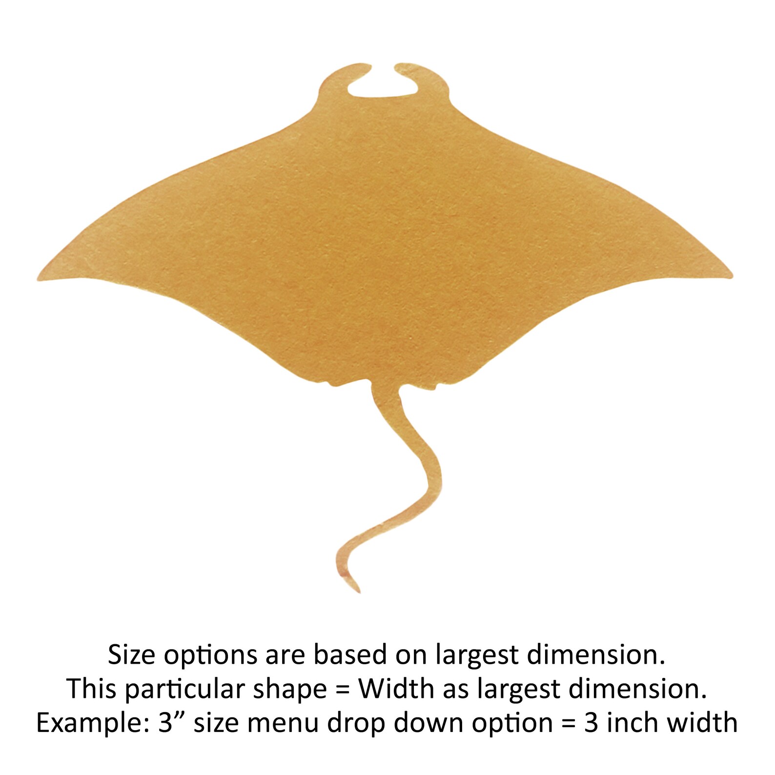 25 Pack Paper Manta Ray Shape, Manta Ray Die Cut, Paper Manta Ray Cut ...