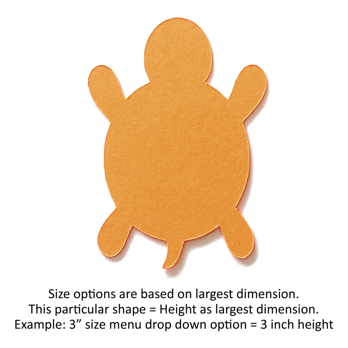 25 Pack Paper Turtle Shapes Paper Turtle Die Cut Turtle | Etsy