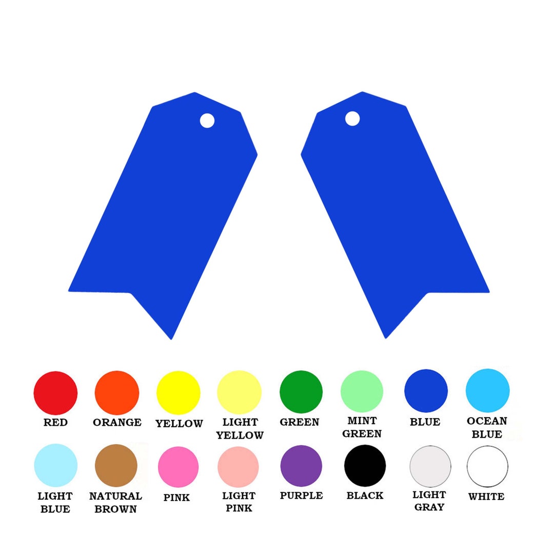 25 Pack - Paper Luggae Tags, Paper Price Tags, Holiday Gift Tags, Paper ...