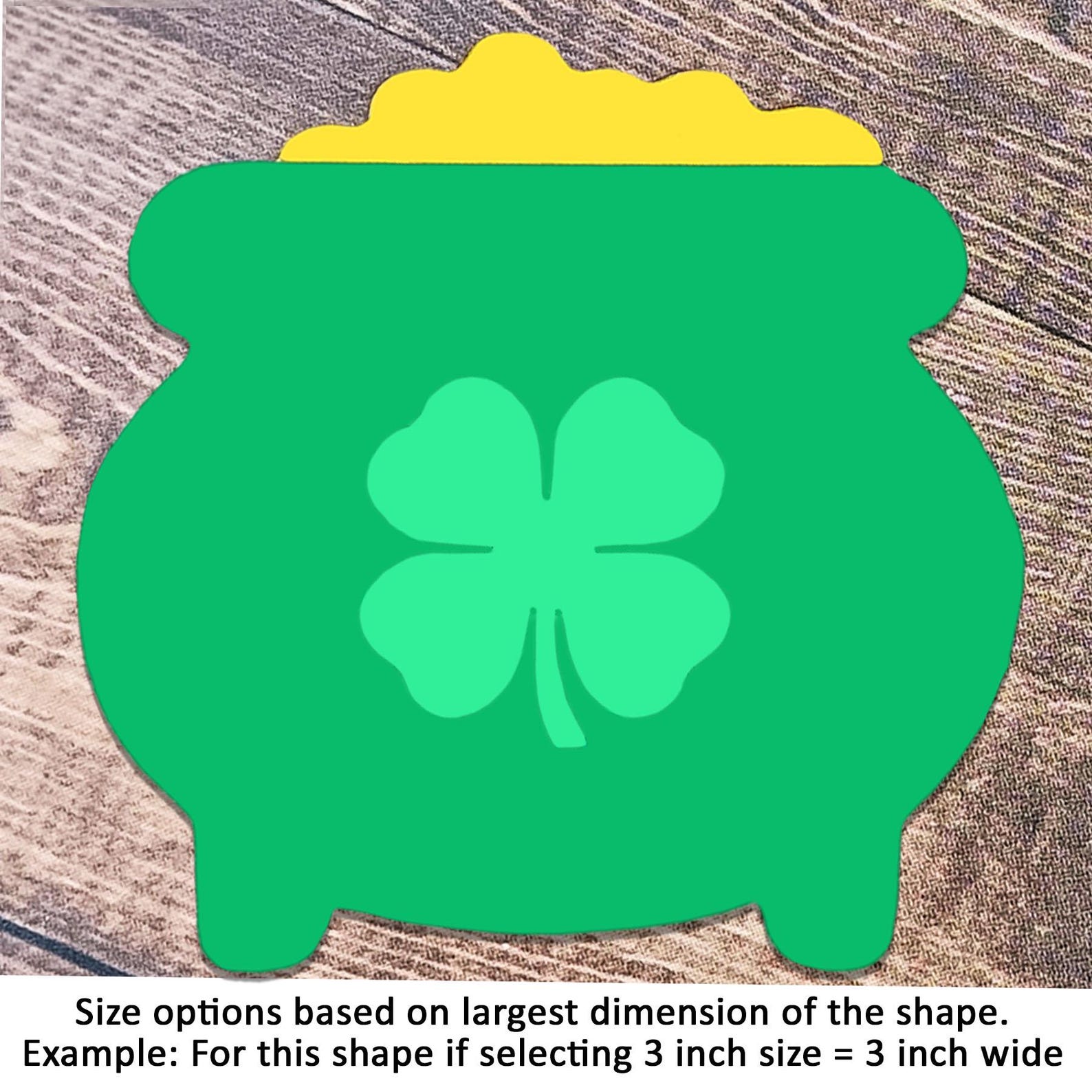 12 Pack - Pot of Gold Paper Shapes, St. Patrick's Day Paper Shapes, St ...