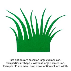 25 Pack - Paper Grass Shapes, Grass Shape Cut Out, Easter Paper Shapes ...