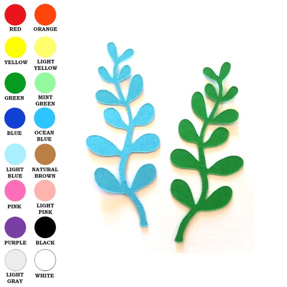Colorful Seaweed Cut Outs
