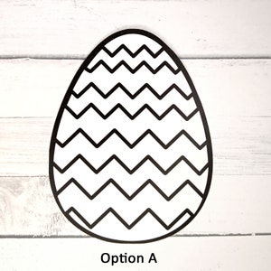 12 Pack - Paper Egg Shapes, Coloring Egg Shapes, Easter Crafts, DIY ...