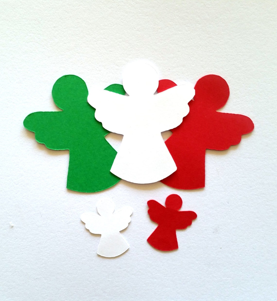 25 pack Paper Christmas Angel Angel Paper Cut Out Paper | Etsy