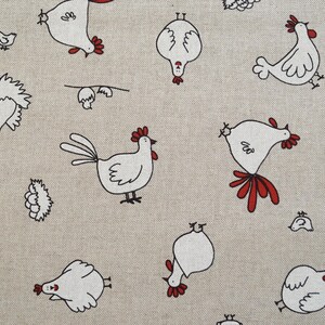 Hens and Chickens Apron Full Length Kitchen Apron Farmyard Chicken Fun ...