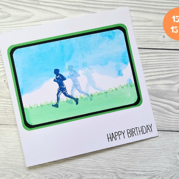 Runner Birthday Card - Etsy UK