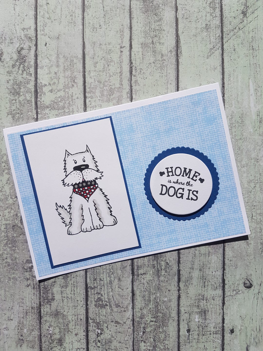 Home is Where the Dog is Card / New Home Card / Dog New Home / - Etsy