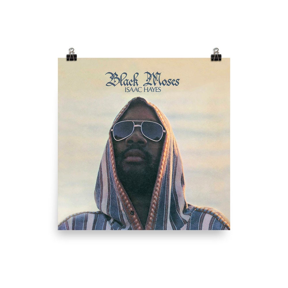Isaac Hayes Black Moses Poster - Etsy