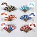 Forest Japanese Fan Folding Fan Paper Fan Miniature Dollhouse Handmade ...